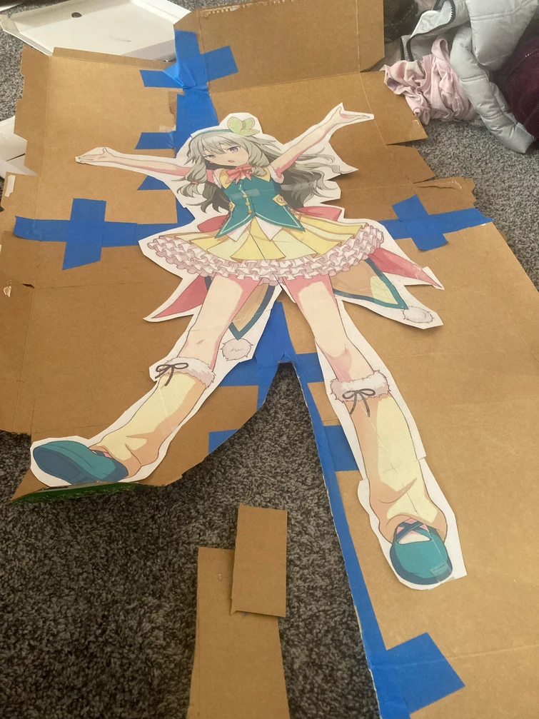 cutting the cardboard and is already making me explode | Fandom