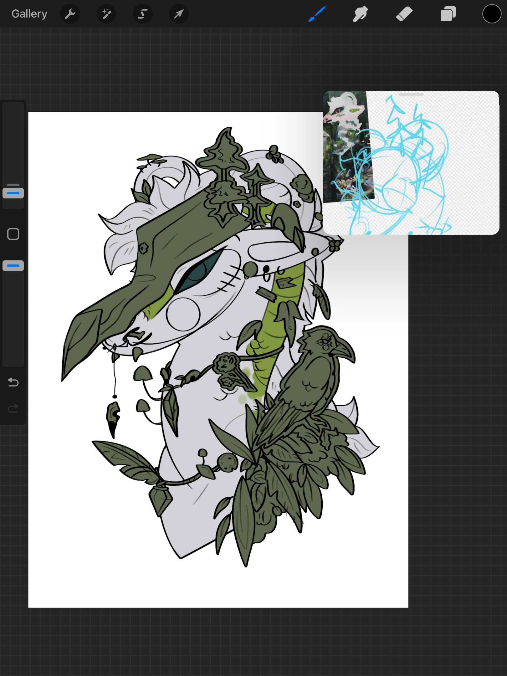 Fun fact I have more LeafWing ocs with skull masks than of any other ...