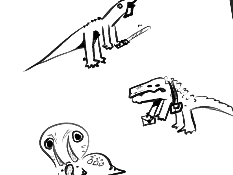 lynx soot’s dinosaur doodles | Fandom