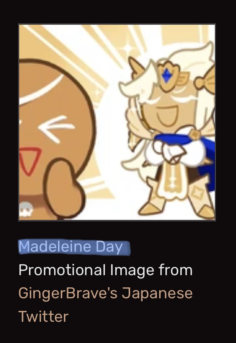 what is madeleine day | Fandom