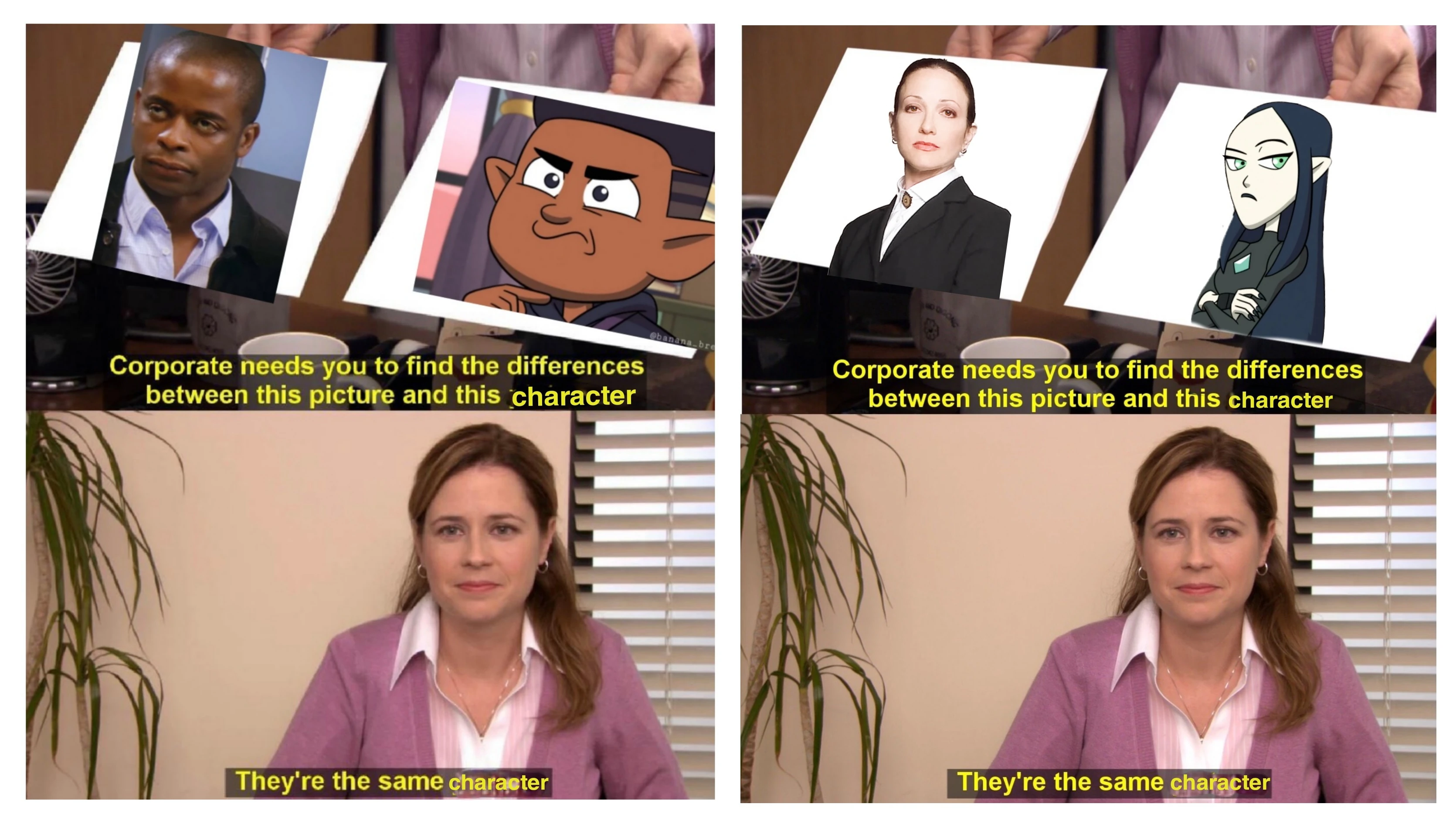 Characters with the same name that look the same too | Fandom