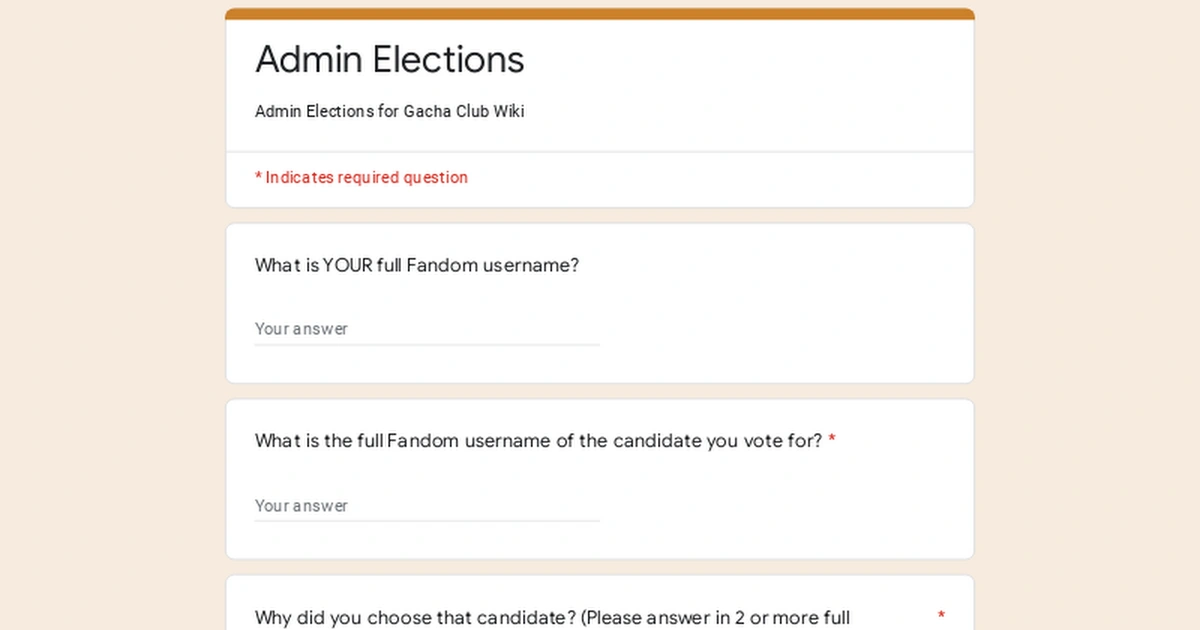 Admin Elections! | Fandom