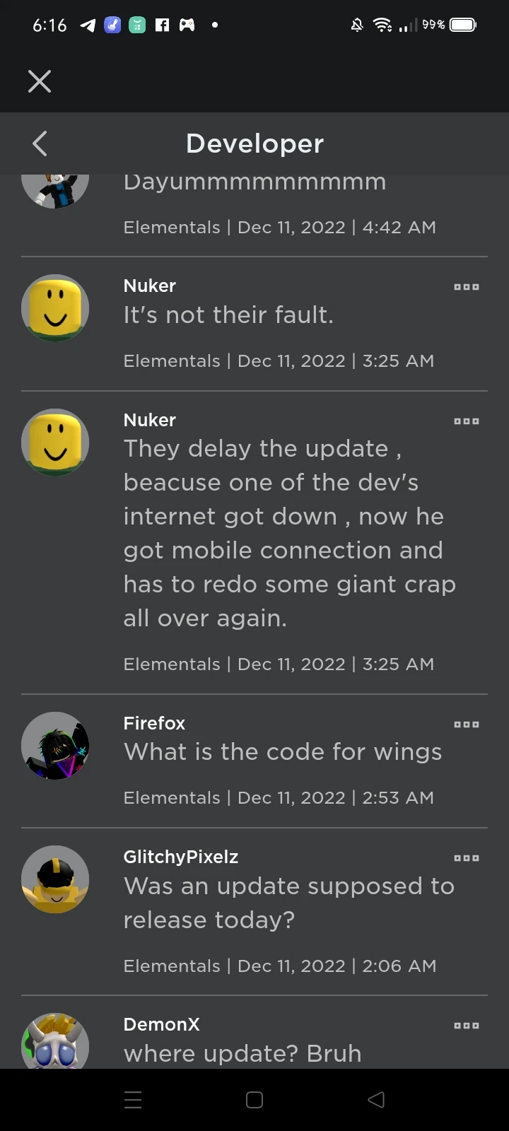 update delayed? | Fandom