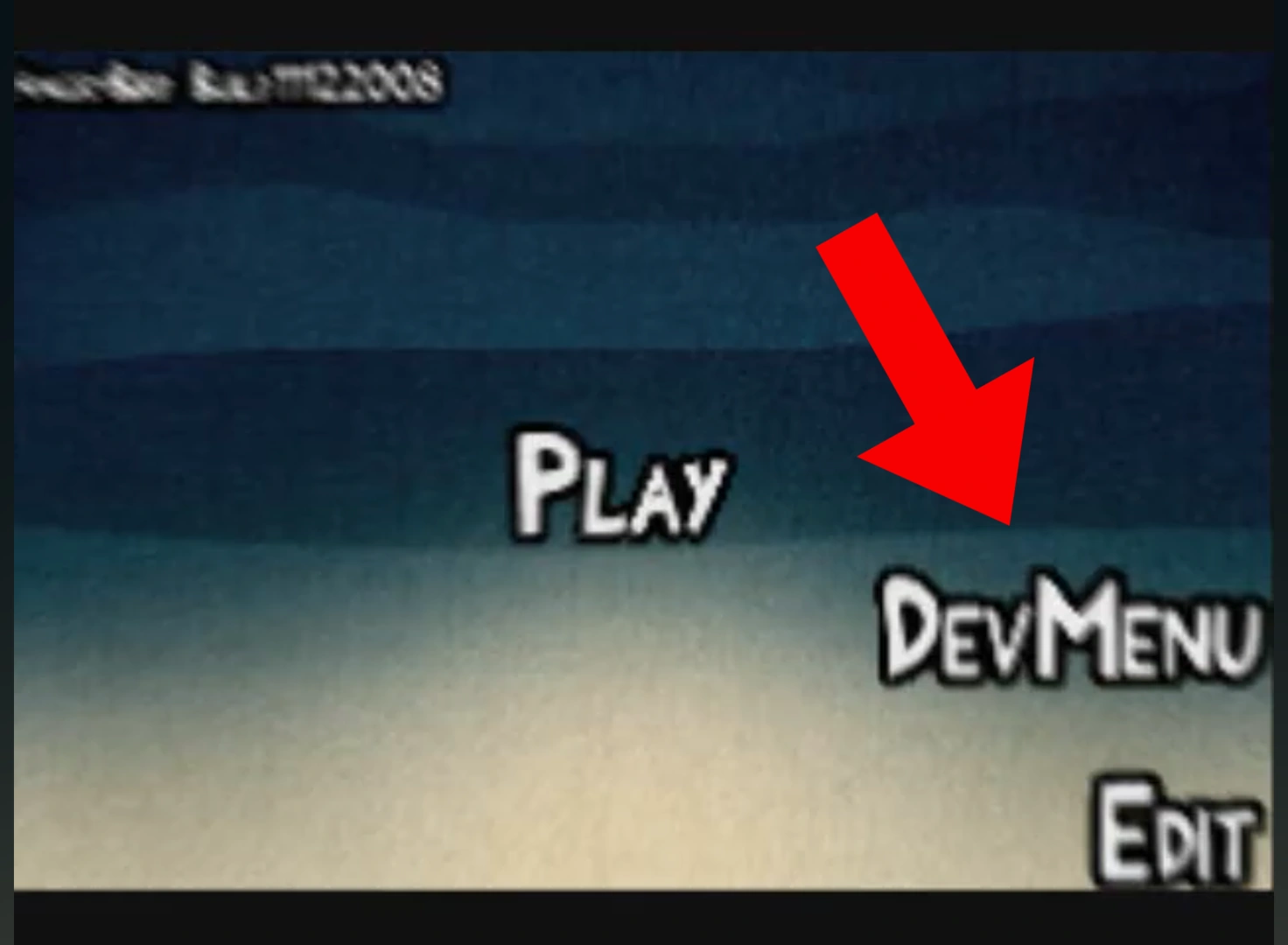DevMenu thing on angry birds? | Fandom