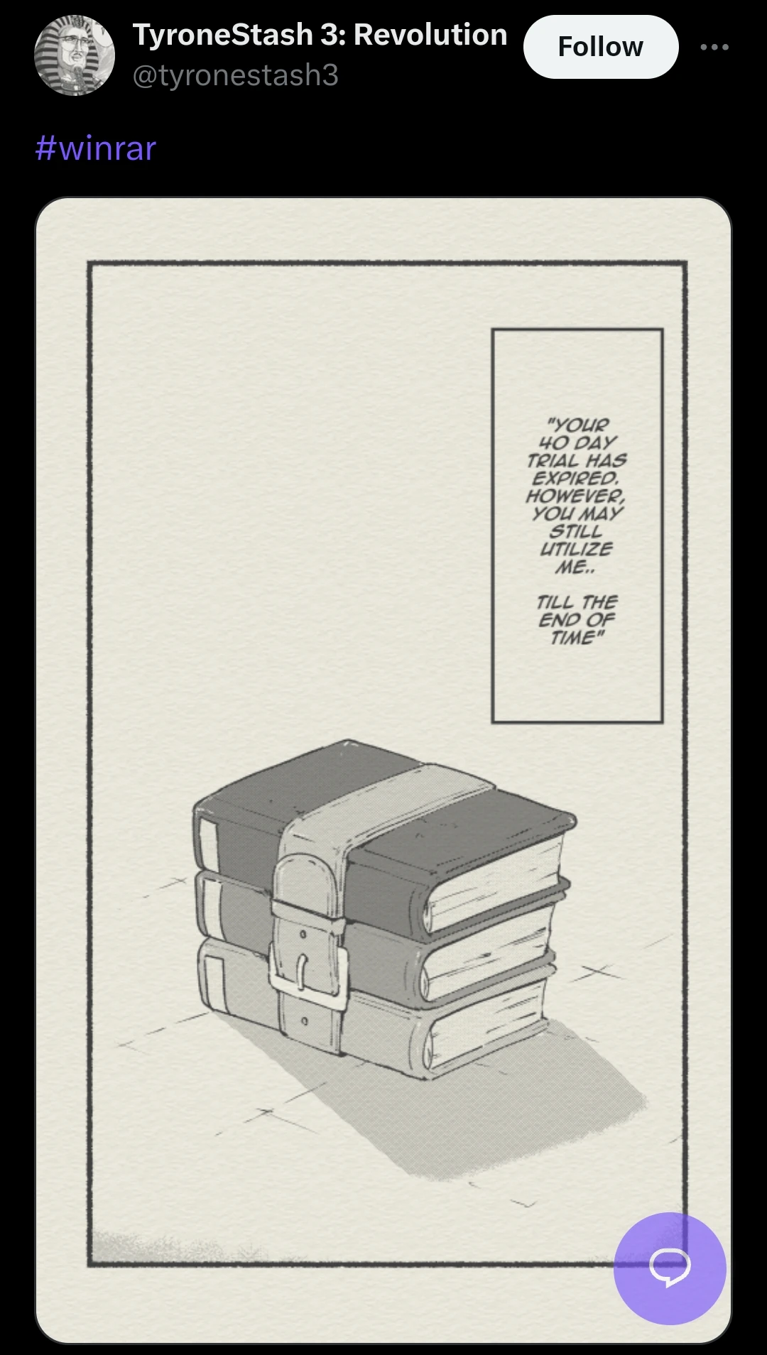 I just saw a fanart for winrar out of all things | Fandom