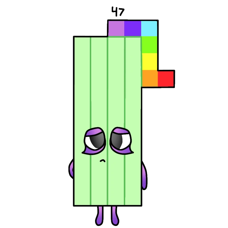 More fanmade figured out Numberblocks! Meet Fifty-One, Seventy-One ...