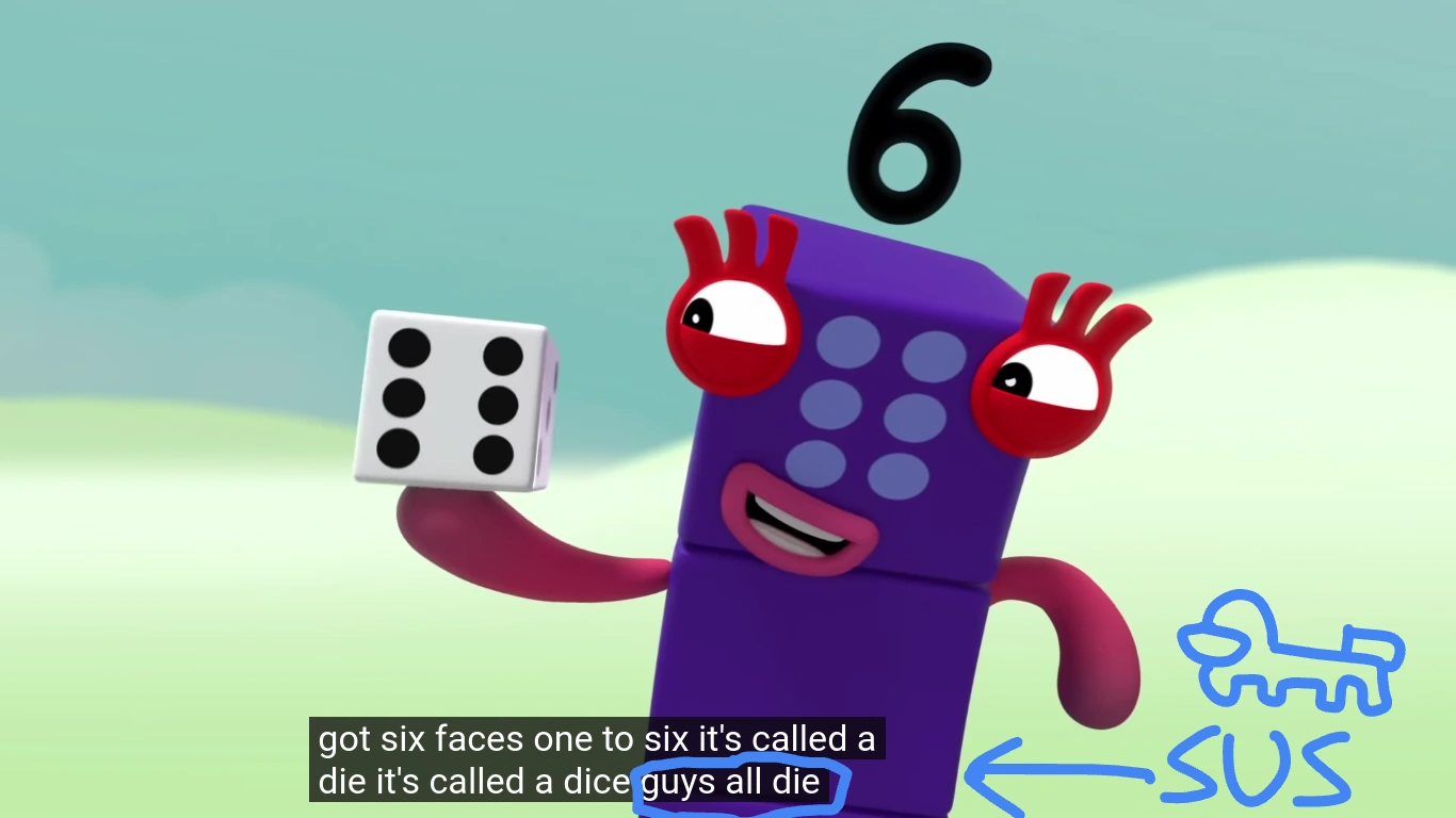 Youtube Numberblocks Automatic Subtitle is SUS | Fandom