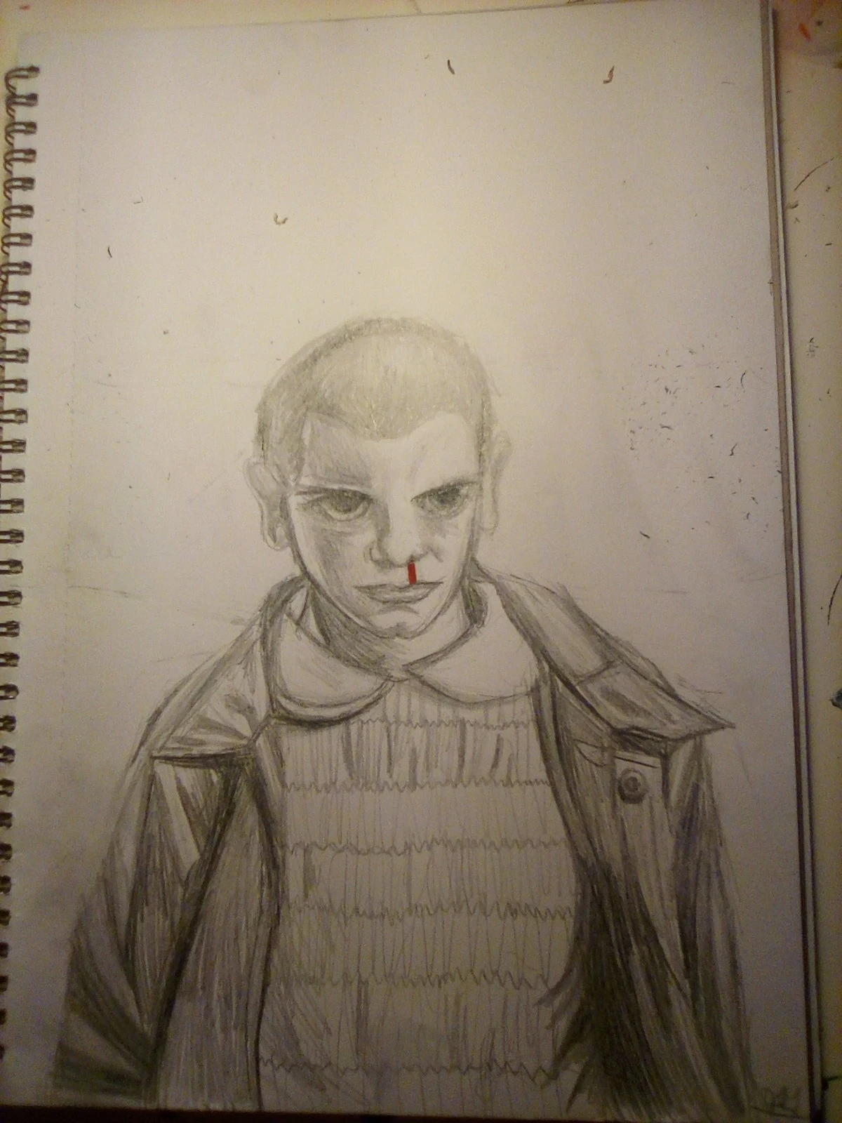 A quick drawing of Eleven. | Fandom