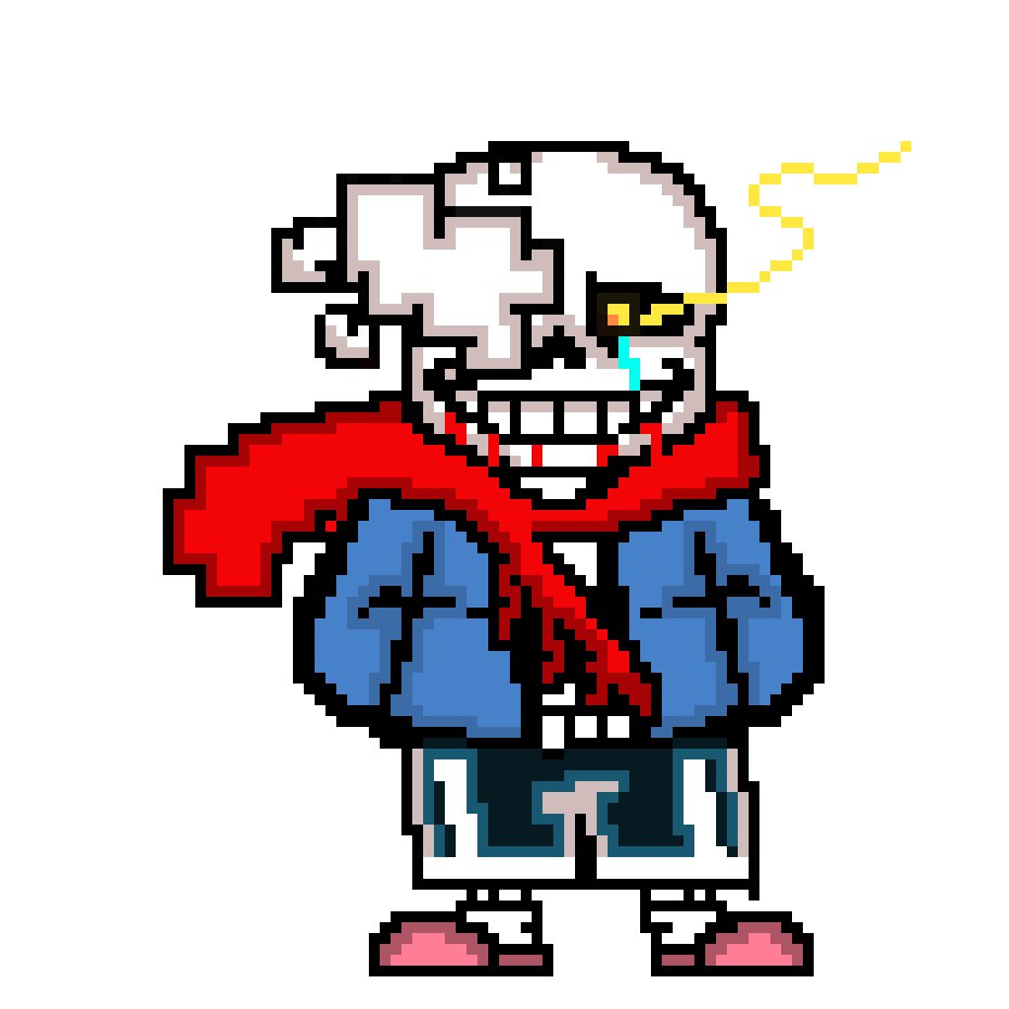 Updated Version of the Sans Sprite I made/colored (and now shaded) | Fandom
