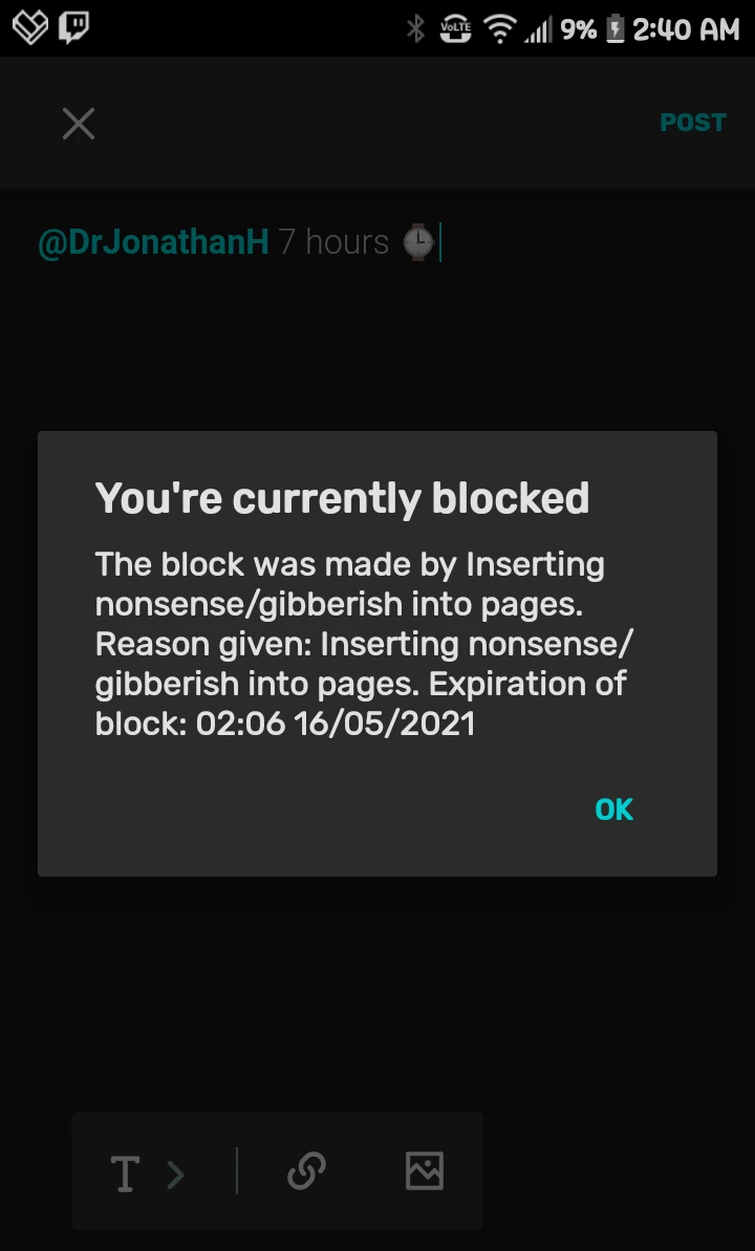 I got banned | Fandom