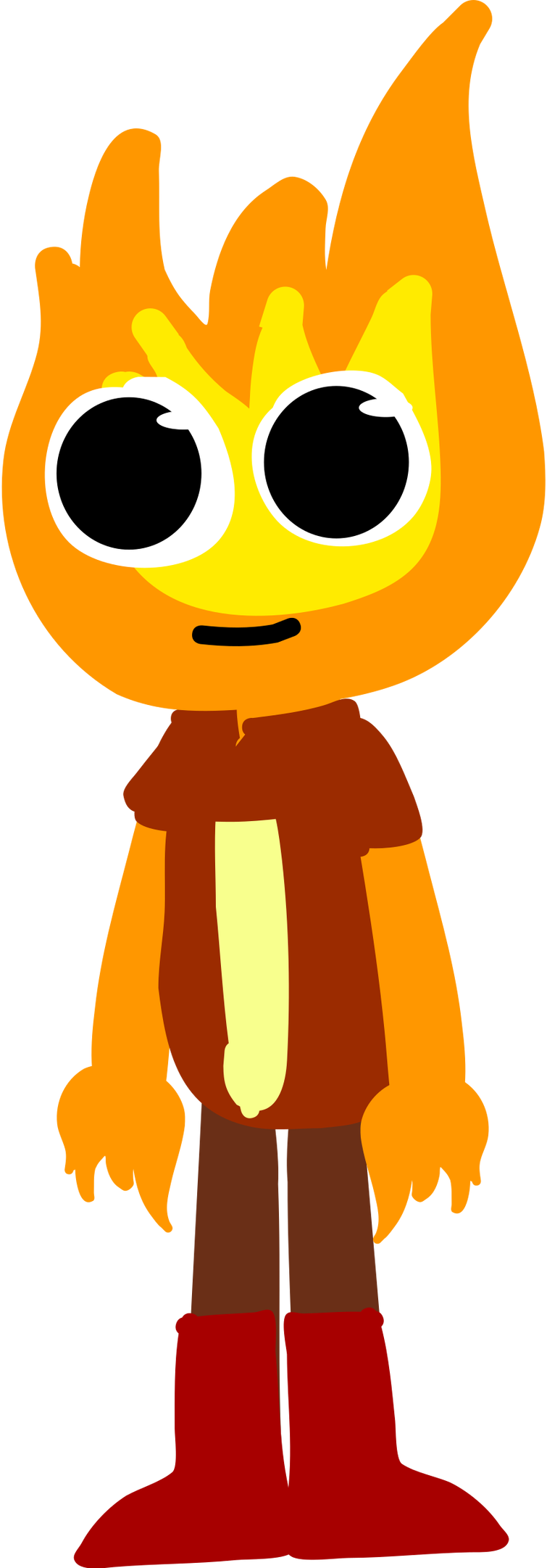 I turned Firey from BFDI into a dandy's world character. IT'S BEAUTIFUL ...