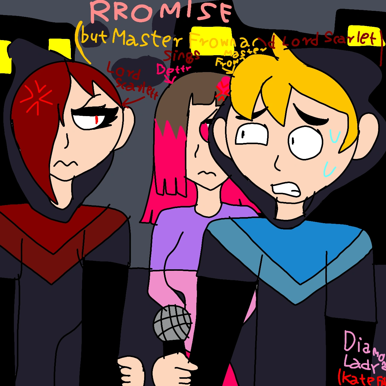 Lord Scarlett vs Master Frown | Fandom