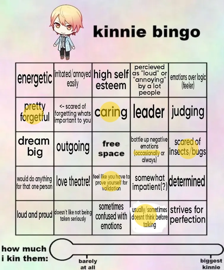 WxS kin bingo bc I might as well just do all of them atp 😭😭 | Fandom