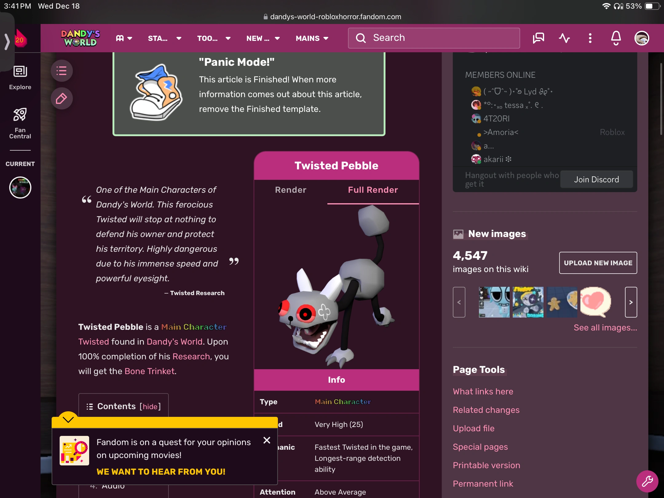 I thought twisted pebble genuinely had 4 limbs | Fandom