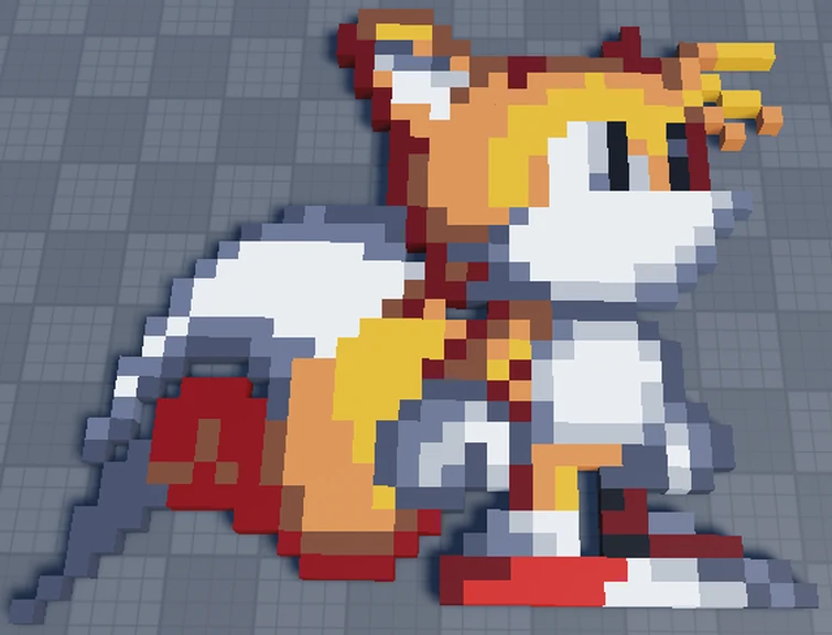 Classic Tails and Knuckles Pixel Art | Fandom
