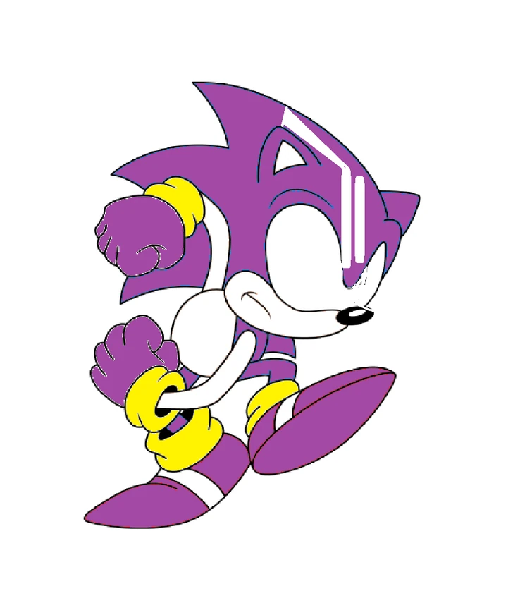 Darkspine Classic Sonic edit i made in MS Paint | Fandom