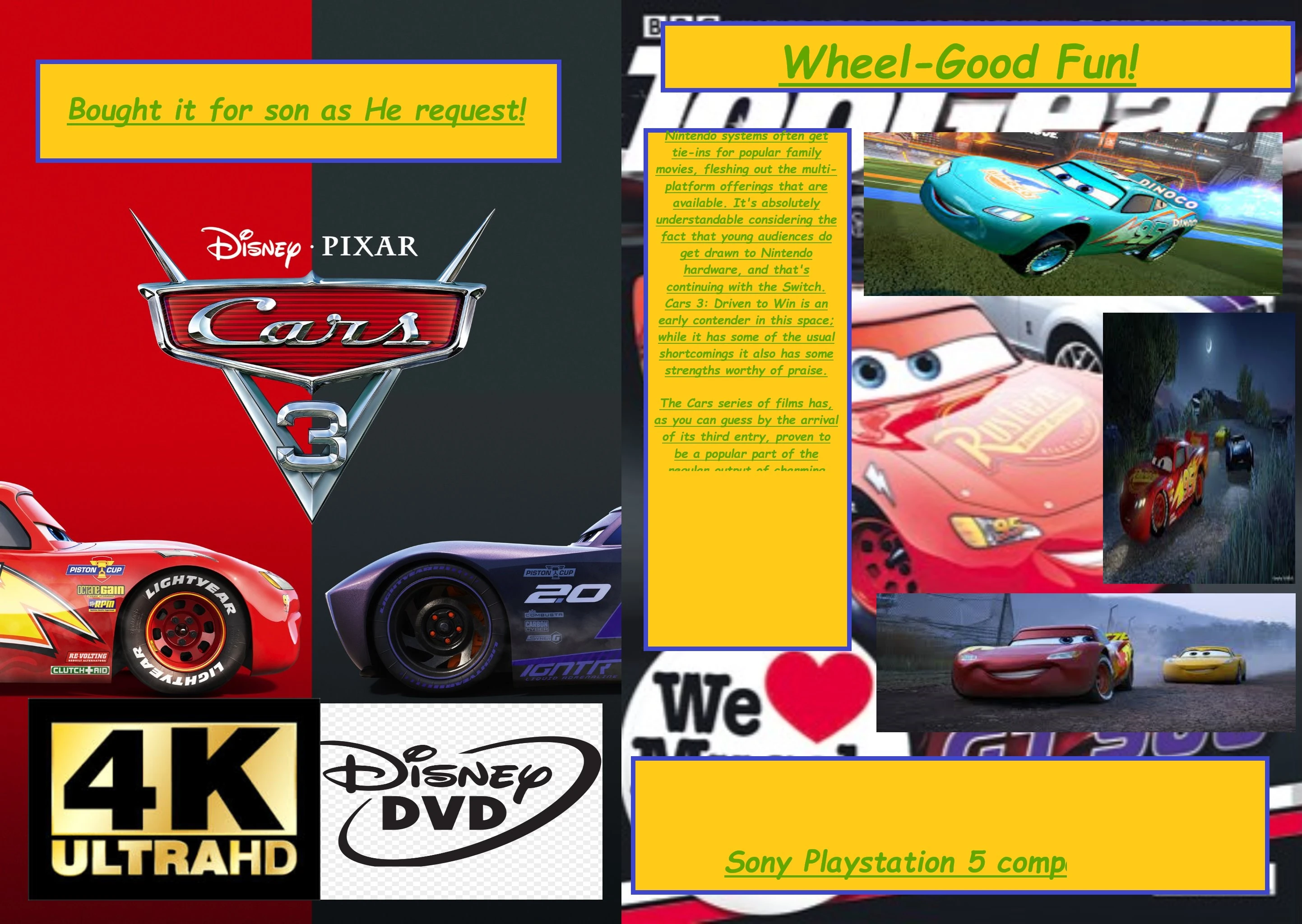 Cars 3 Bootleg Dvd cover | Fandom