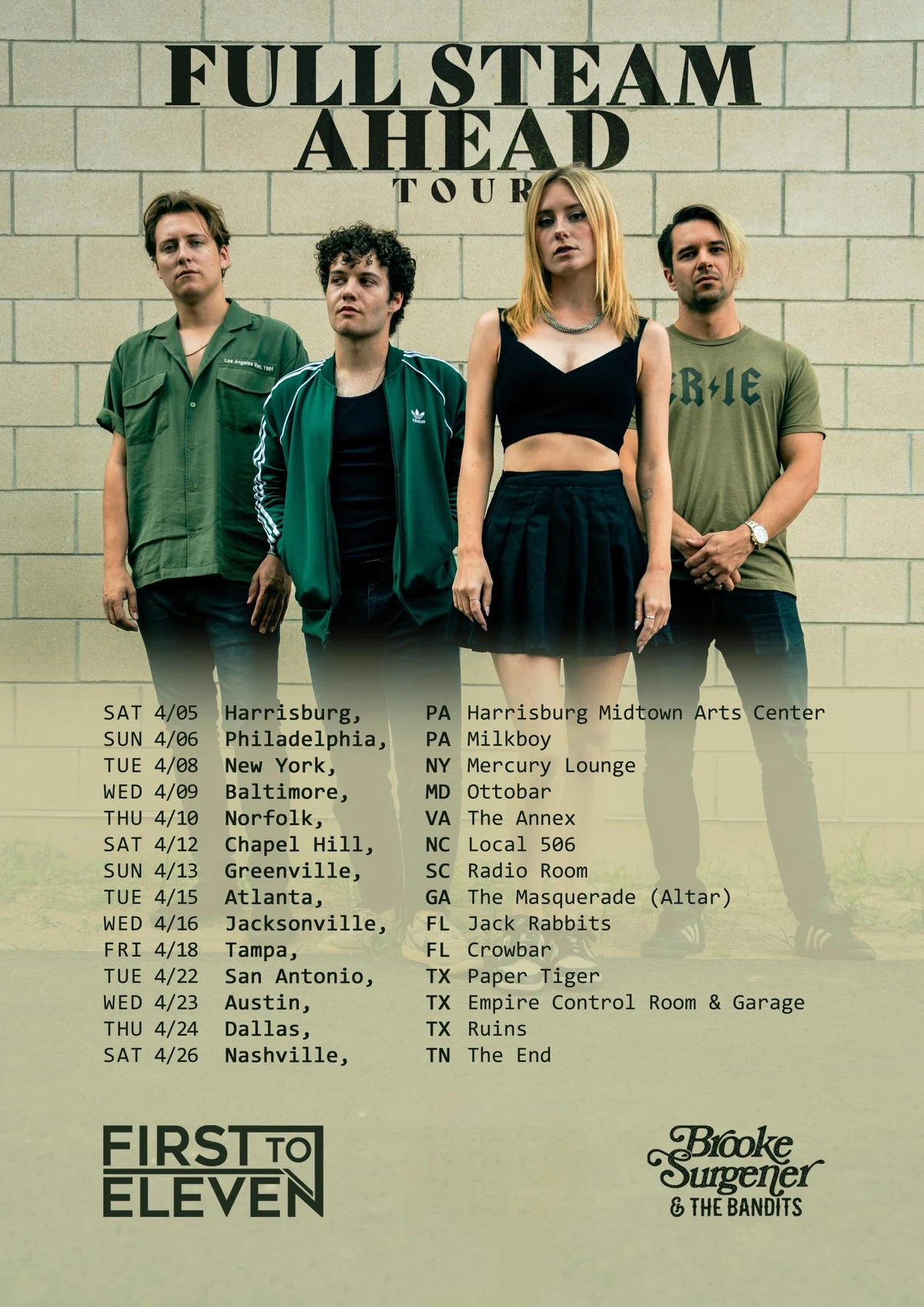 Full Steam Ahead Tour 2025 | First To Eleven Wiki | Fandom