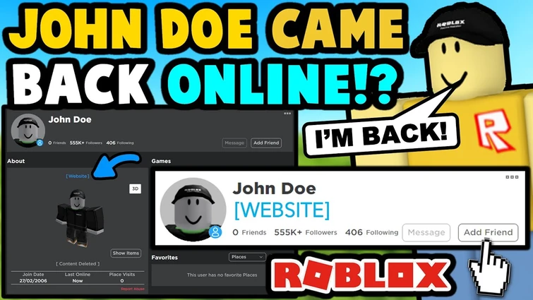 John Doe was online this year | Fandom