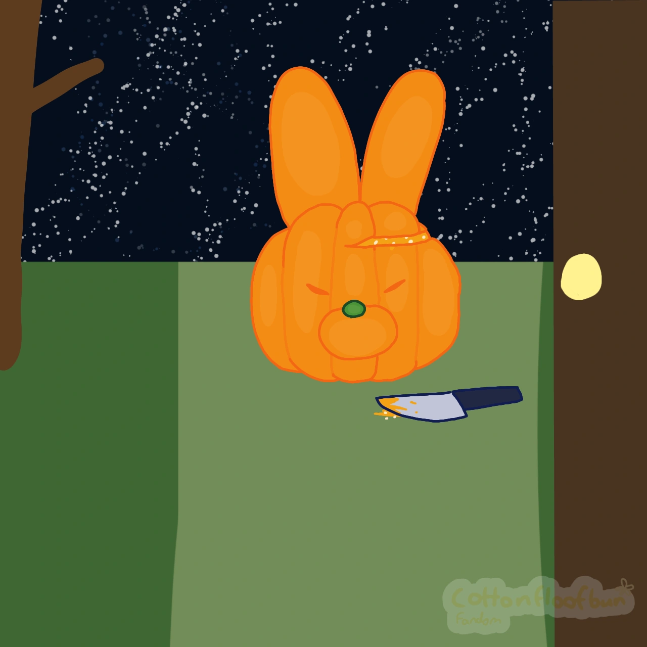 i drew bunkin blob at your house because you carved a pumpkin | Fandom