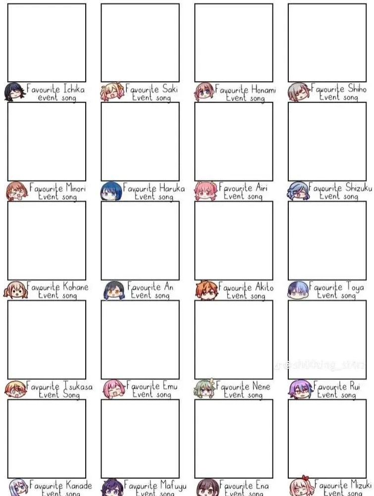 PJSK TEMPLATES!! | Fandom