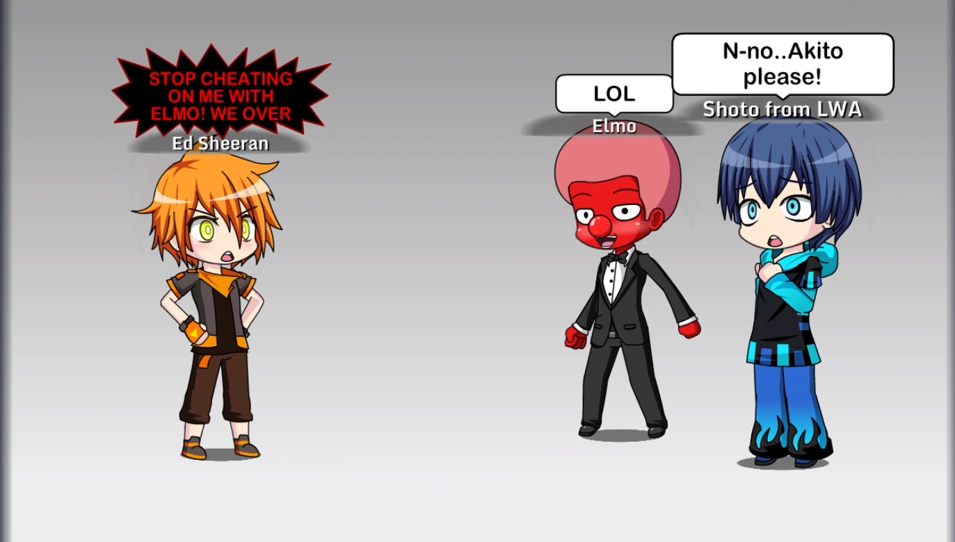 Toya cheats on akito with ELMO! #Gachaminimovie | Fandom