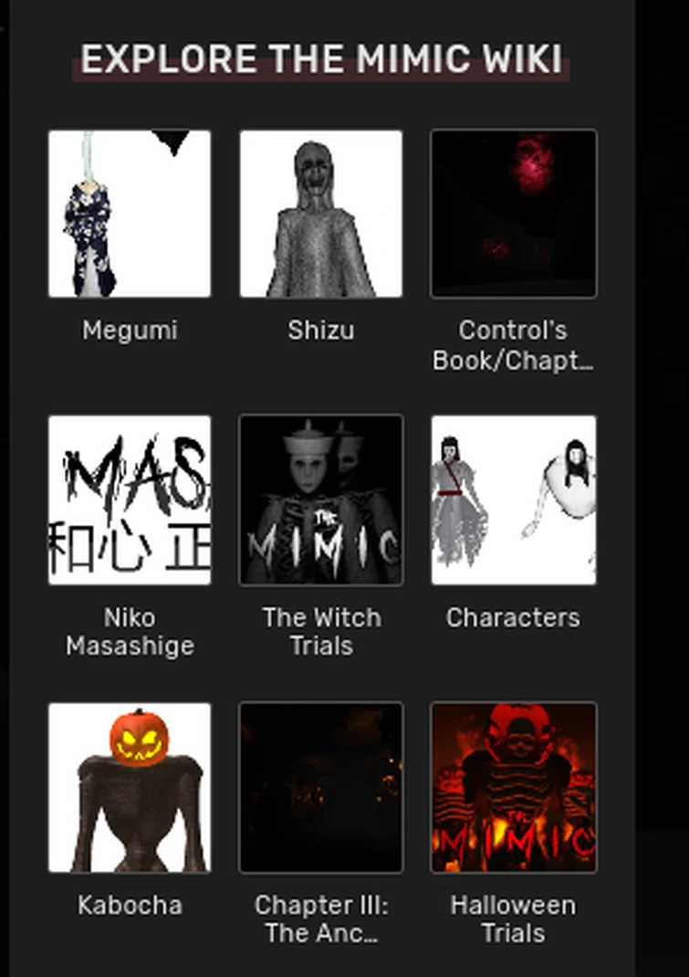 Discuss Everything About The Mimic Wiki | Fandom