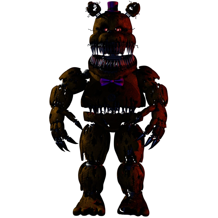 Fanmade Nightmare Fredbear render | Fandom