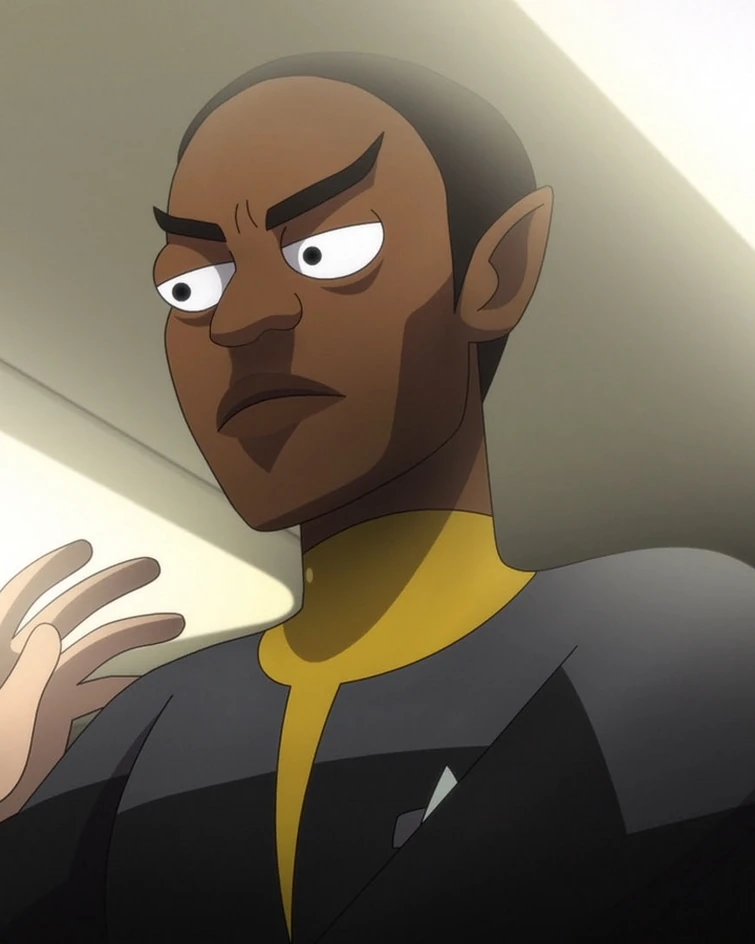Tuvok as a cartoon. | Fandom