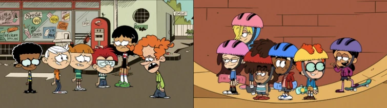 The Loud House & The Casagrandes: Picture Collages of The Two Best ...