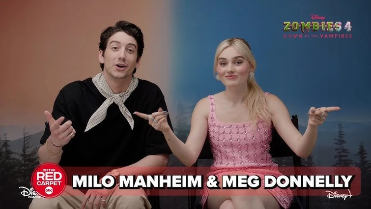 Milo Manheim and Meg Donnelly talk "Zombies 4" new EP roles, rivalries ...