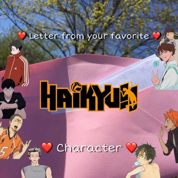 get a haikyuu letter!! | Fandom
