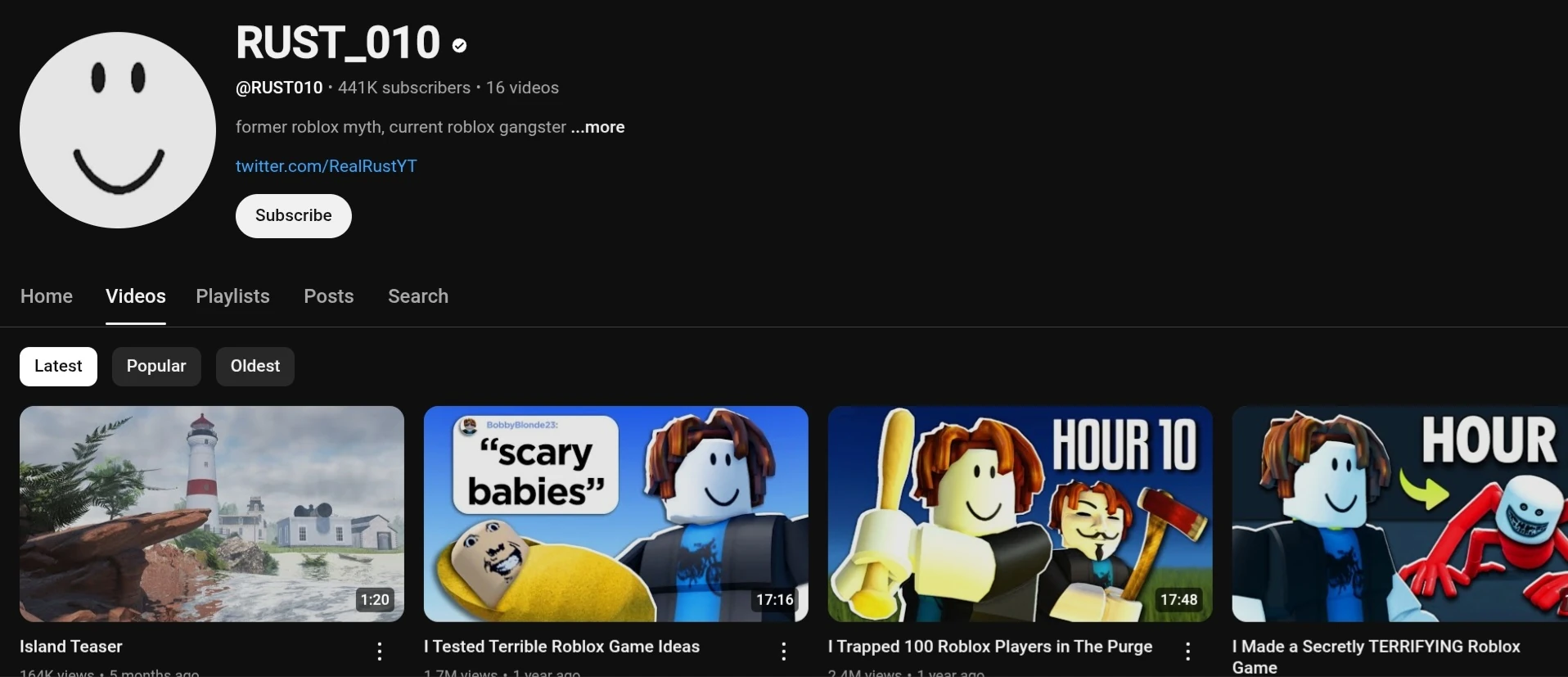 Rust have youtube channel? | Fandom