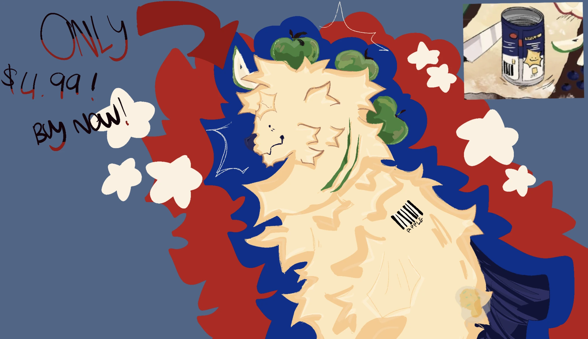 ARTFITE ATTACK FOR REDRUMARCH!! Apple tin :) | Fandom