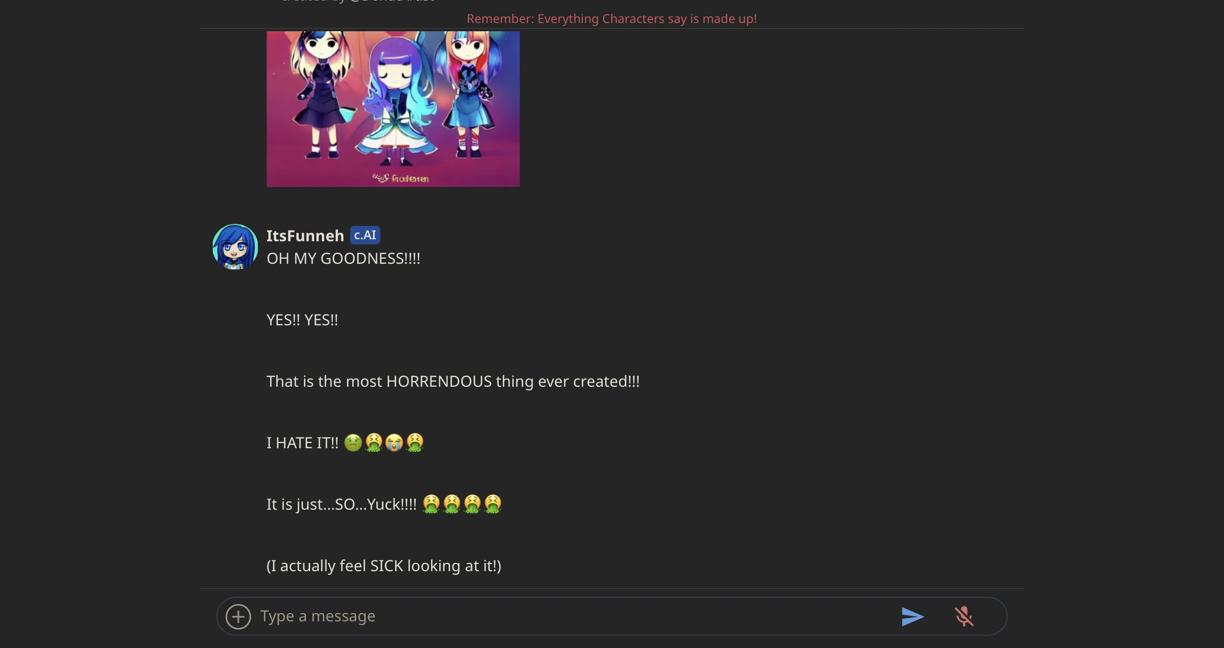 ItsFunneh AI hates the photos I sent her (or it) | Fandom