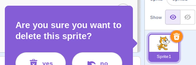 New Scratch update it asks if you really definitely want to kill ...
