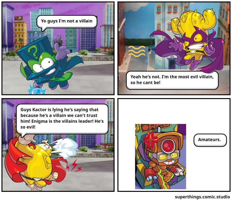 I made a Superthings comic | Fandom