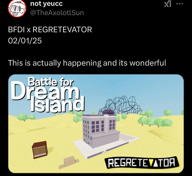 Bfdi is having a collab with the Roblox game regretevator! | Fandom