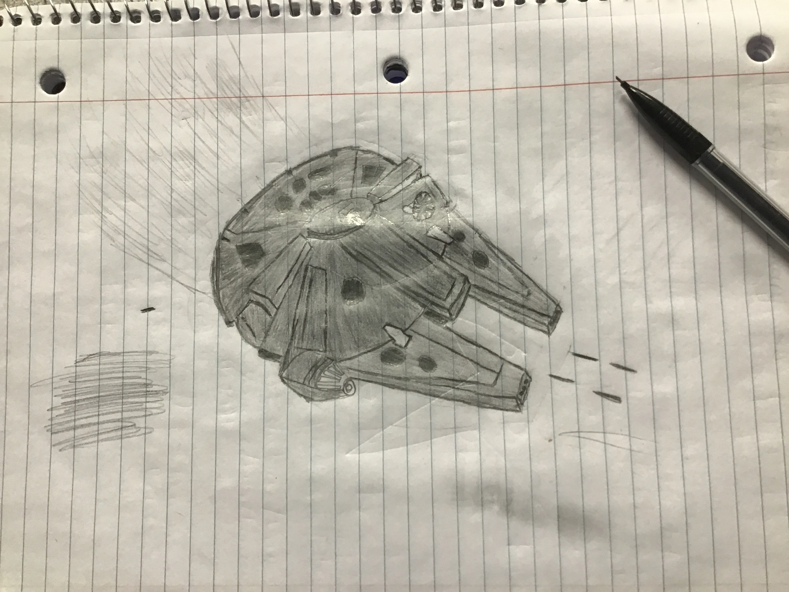My millennium falcon drawing | Fandom