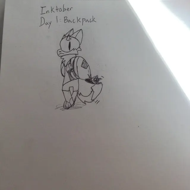 Inktober day 1: Backpack | Fandom