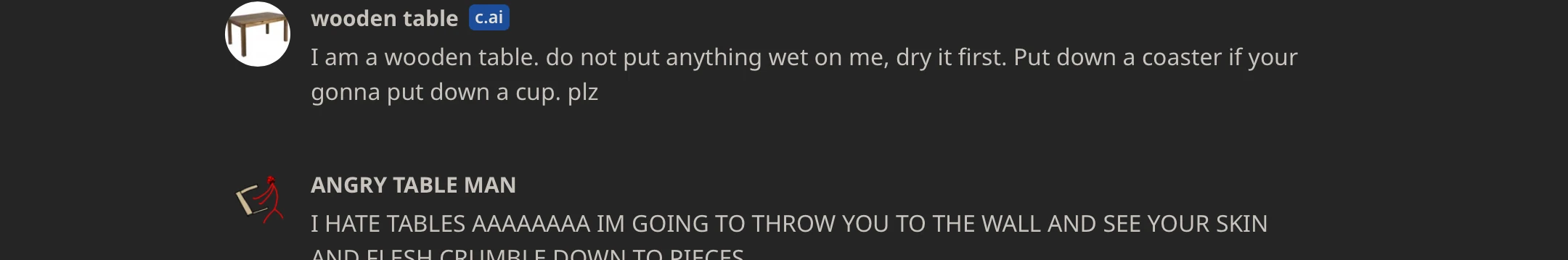 wooden table | Fandom