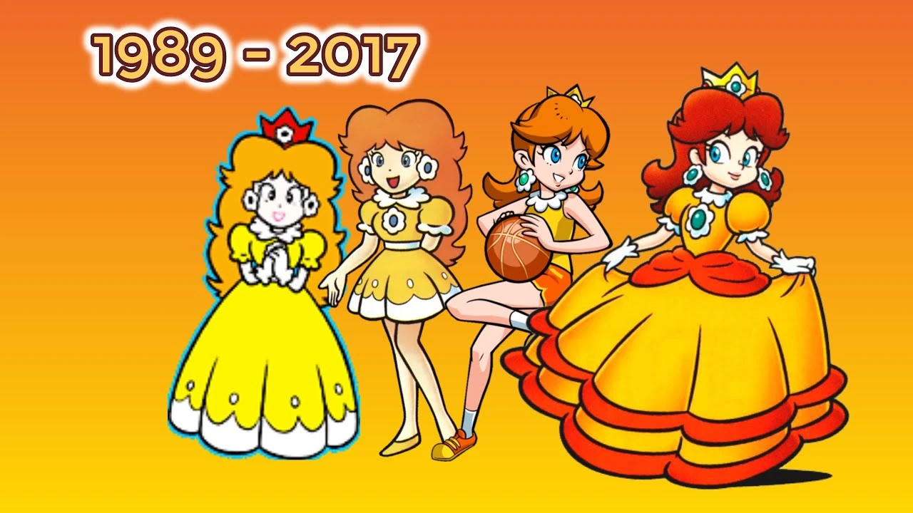 Here is how my favorite mario princess evolved through the years.. Oh ...