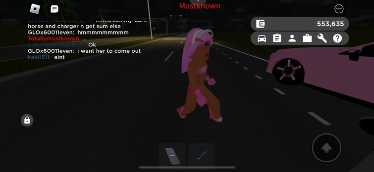 Found another pink BMW in a public server. Her avatar fits this pink ...