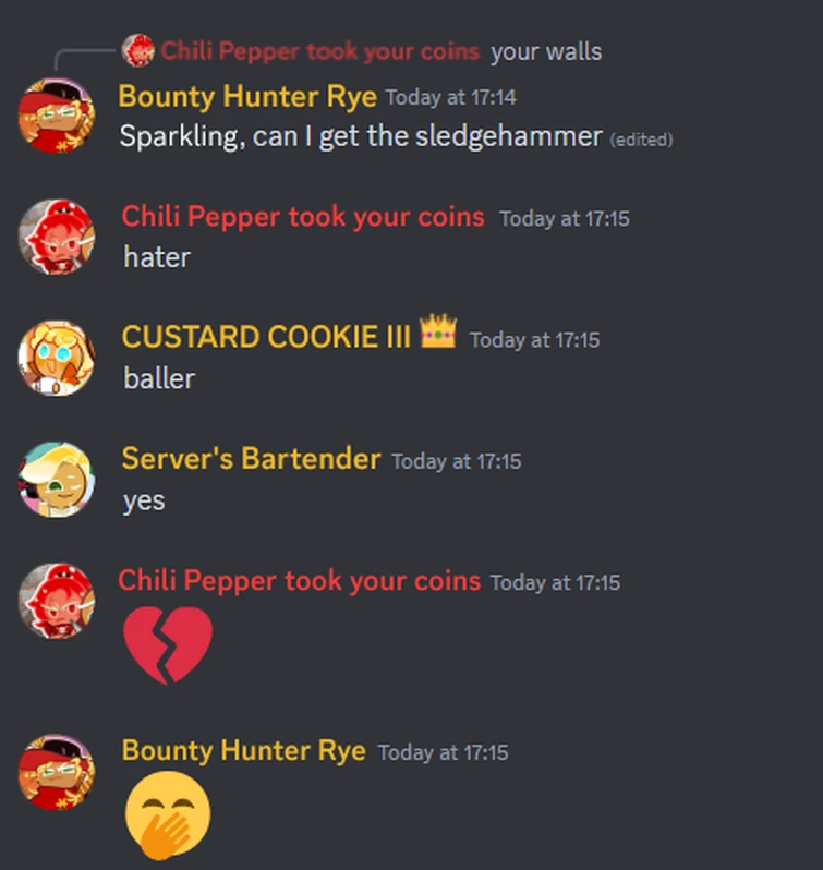 Some silly cookie run Discord messages edits with friends | Fandom