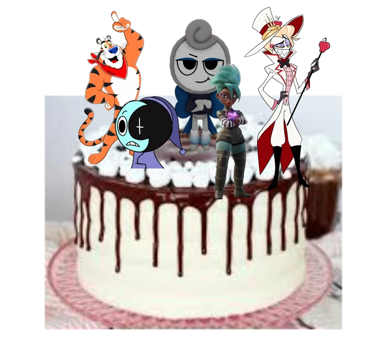 My 5 fav children made a hear me out cake (each was allowed one person ...