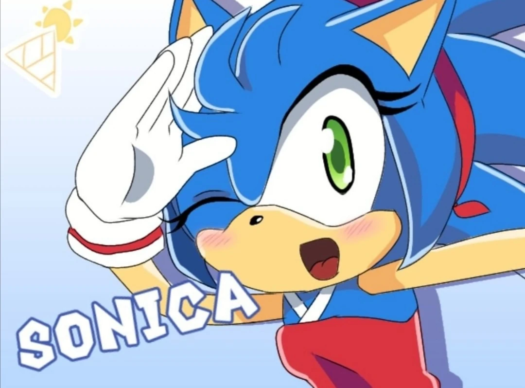 Drawing Duather of Sonic and Amy Rouse as digital art her name is ...