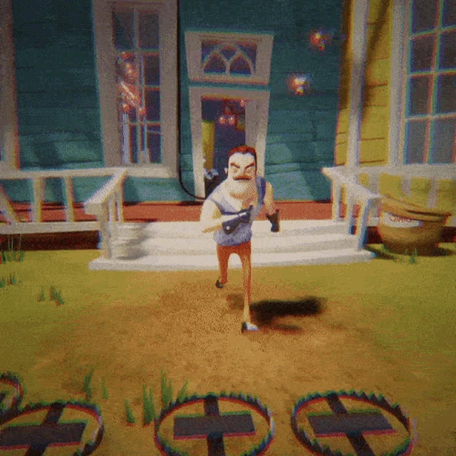 *Starts playing aggressive "hello neighbor is chasing you" music* | Fandom