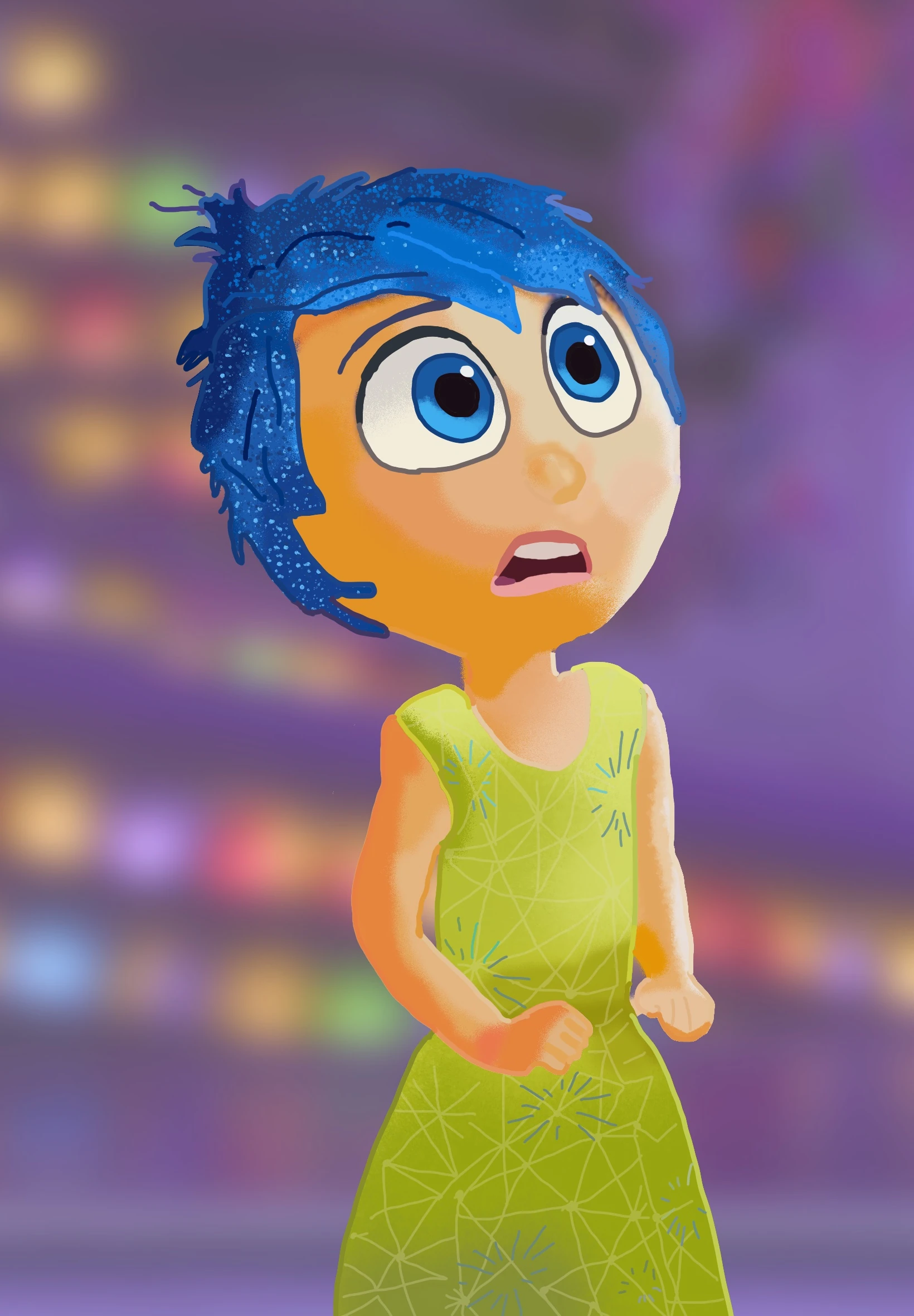 Digital art I made of Joy from Inside Out 2 | Fandom
