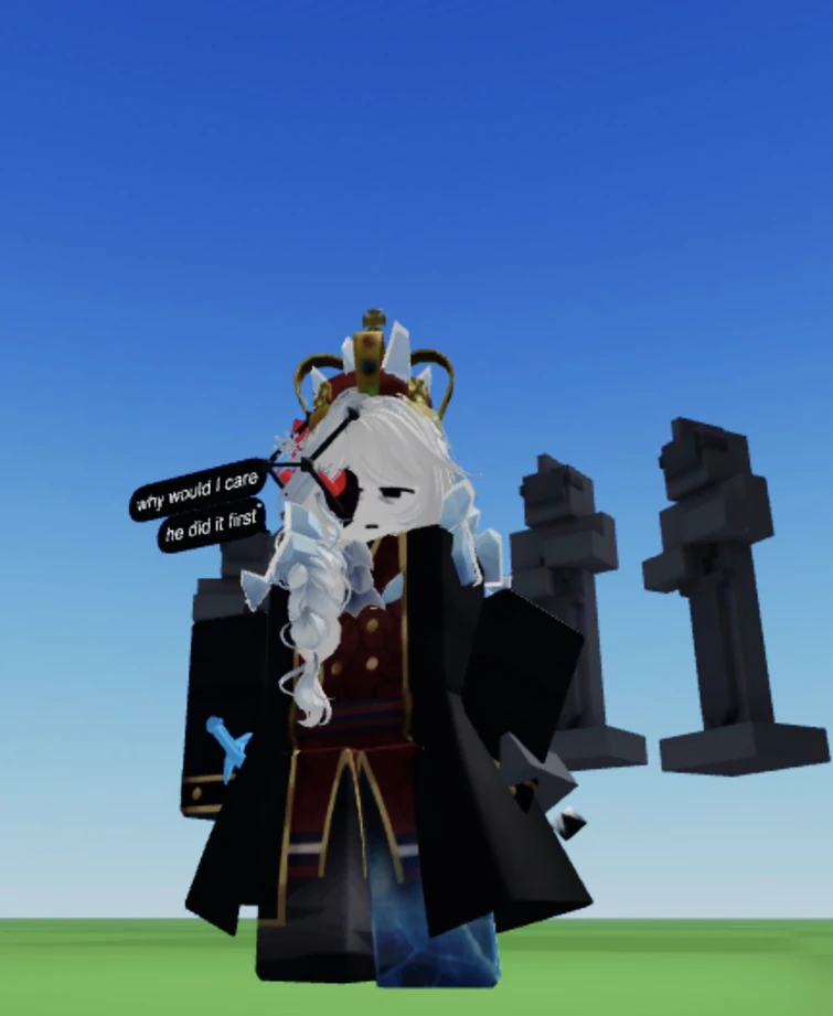 I made cruel king and builderman (warning wig and hair growing out of ...