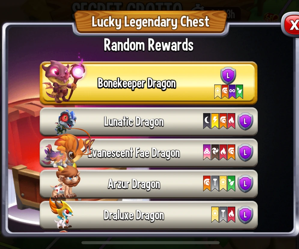 Why is bone keeper the golden reward in lucky legendary chest? | Fandom